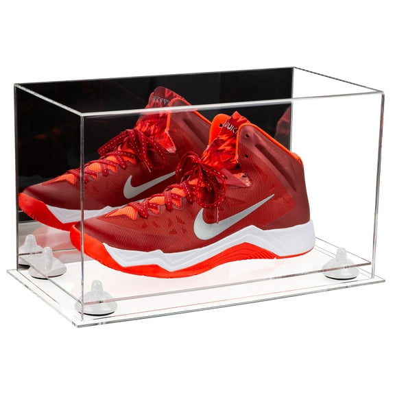 Deluxe Acrylic Large Shoe Display Case for Basketball Shoe Soccer Cleat ...