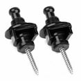4Pcs Guitar Strap Locks Buttons Schaller Style Locking Systerm Black US ...