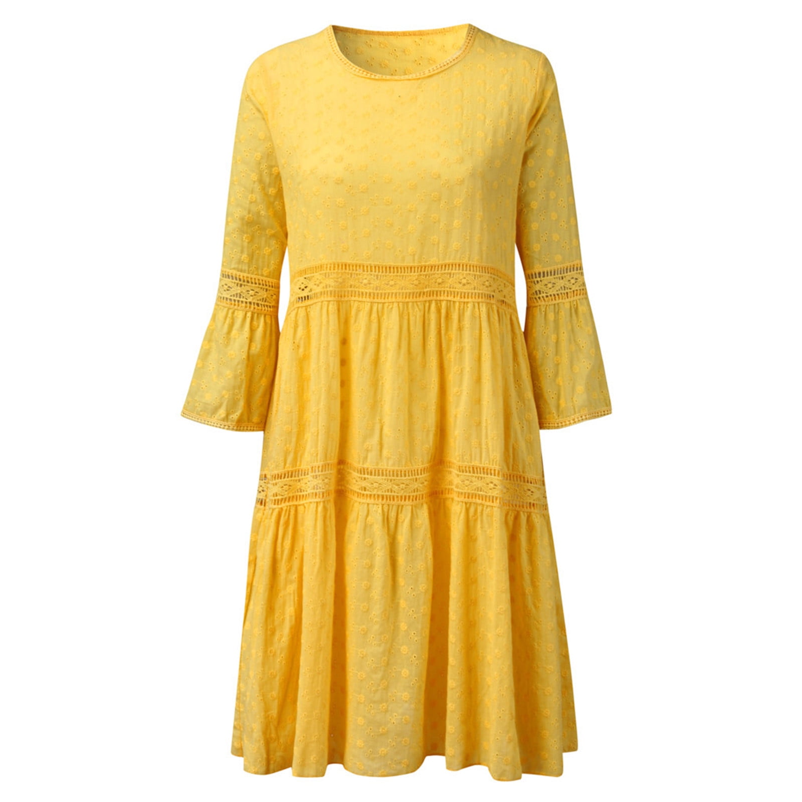 Click here for Aherbiu Plus Size Dresses For Women 3/4 Sleeve Lac... prices