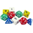 Achieve It! Polyhedra Dice, Assorted Shapes & Colors, Set of 10 ...