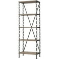 Chelsea Lane Industrial Chain Link 26W Bookcase - Walmart.com