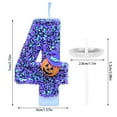 2024 Clearance Birthday Candle Pumpkin Head Digital Candle Cake