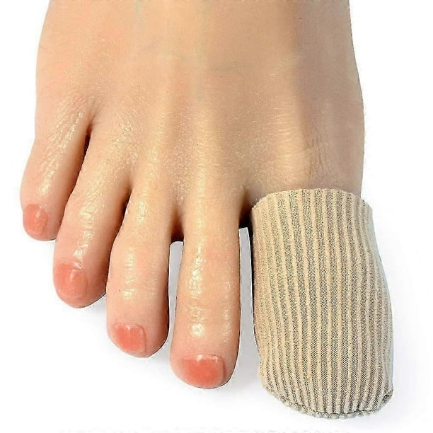 Gel Toe Caps,4 Pcs/Pack for Big Toes, Toe Covers,Toe Protectors (Brown ...