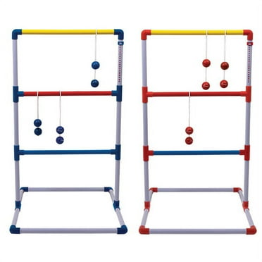 Triumph All Pro Series Press Fit Outdoor Ladderball Set Includes 6 Soft Ball Bolas and Durable ...