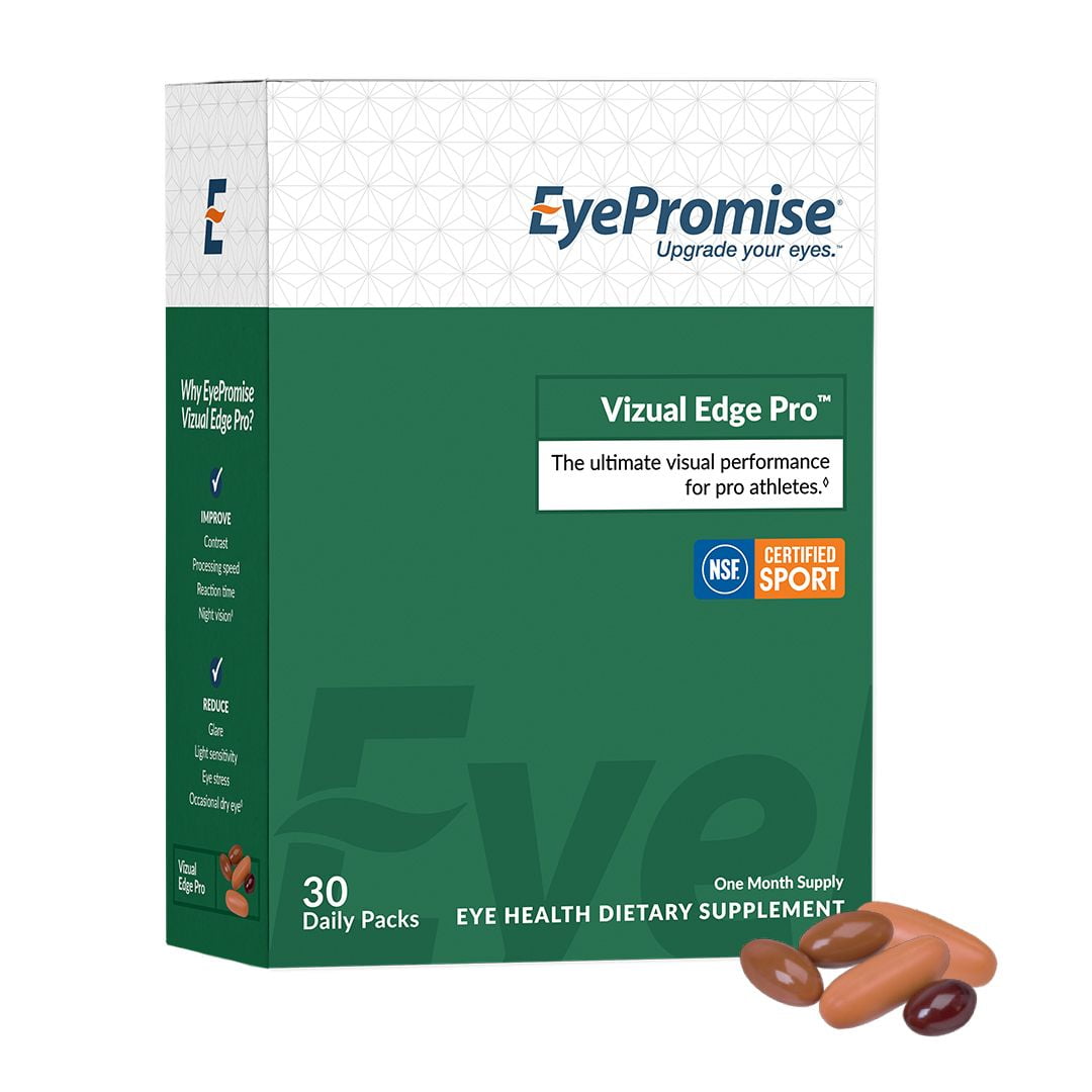 EyePromise Vizual Edge Pro Eye Vitamin | 30 Day Premium Eye Supplement ...