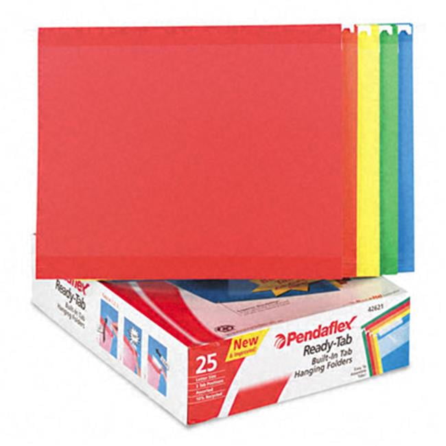 Esselte Pendaflex Ready-Tab Reinforced Hanging Folders 1/3 Tab Letter ...