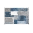 Abstract Art Sun Shade Sail 6.5'X10' Navy Grey Smear Texture Graffiti ...