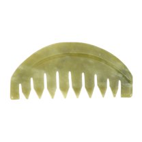 Hairitage Good Vibes Jade Comb Scalp Massager | Jade Hair Tool for All ...