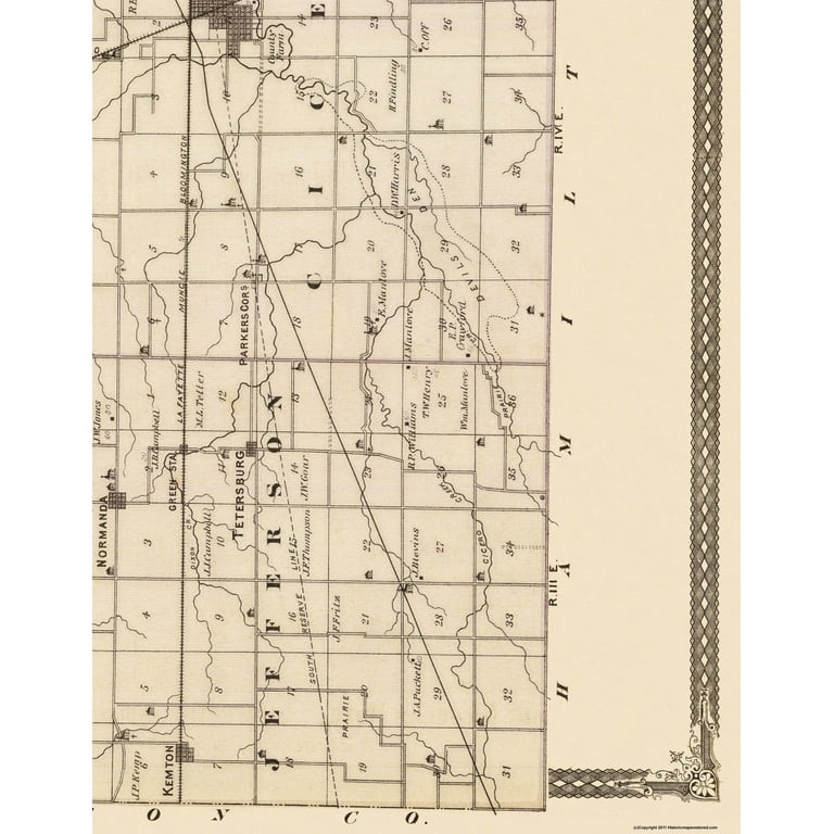 Tipton Indiana Map