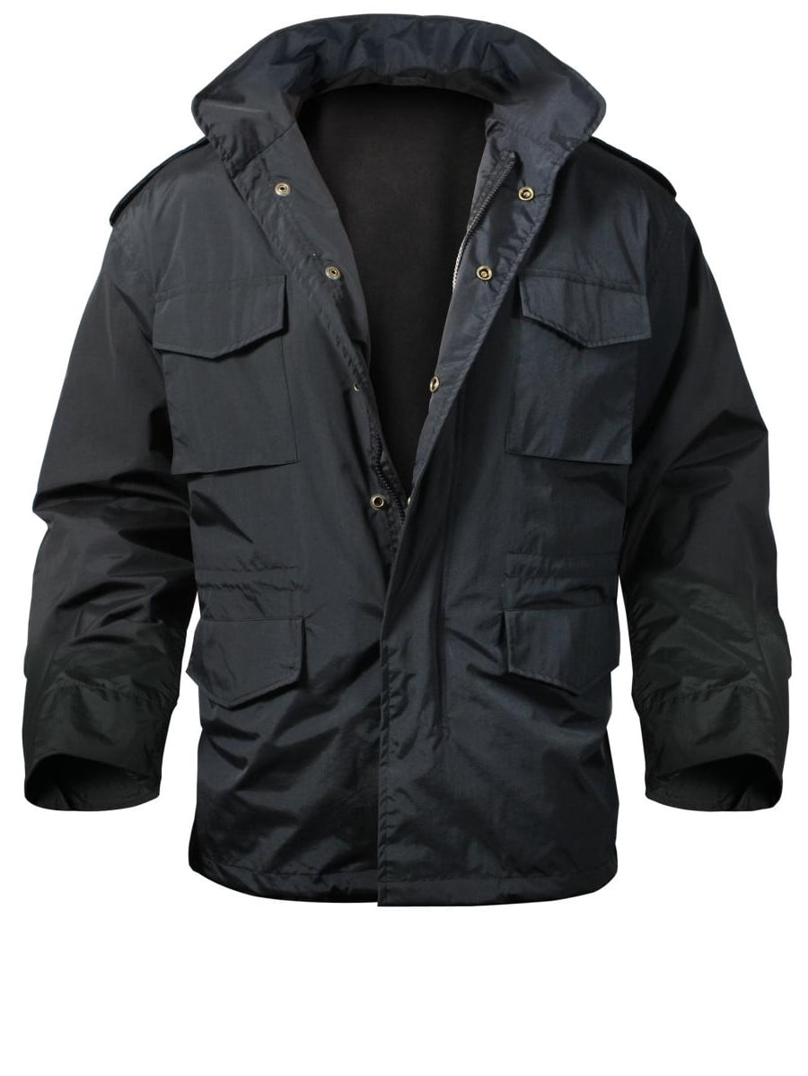 Rothco Black Nylon M-65 Storm Jacket - Walmart.com