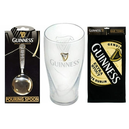 Guinness - Perfect Pour Bar Pack - Gravity Pint Glass, Signature Bar ...
