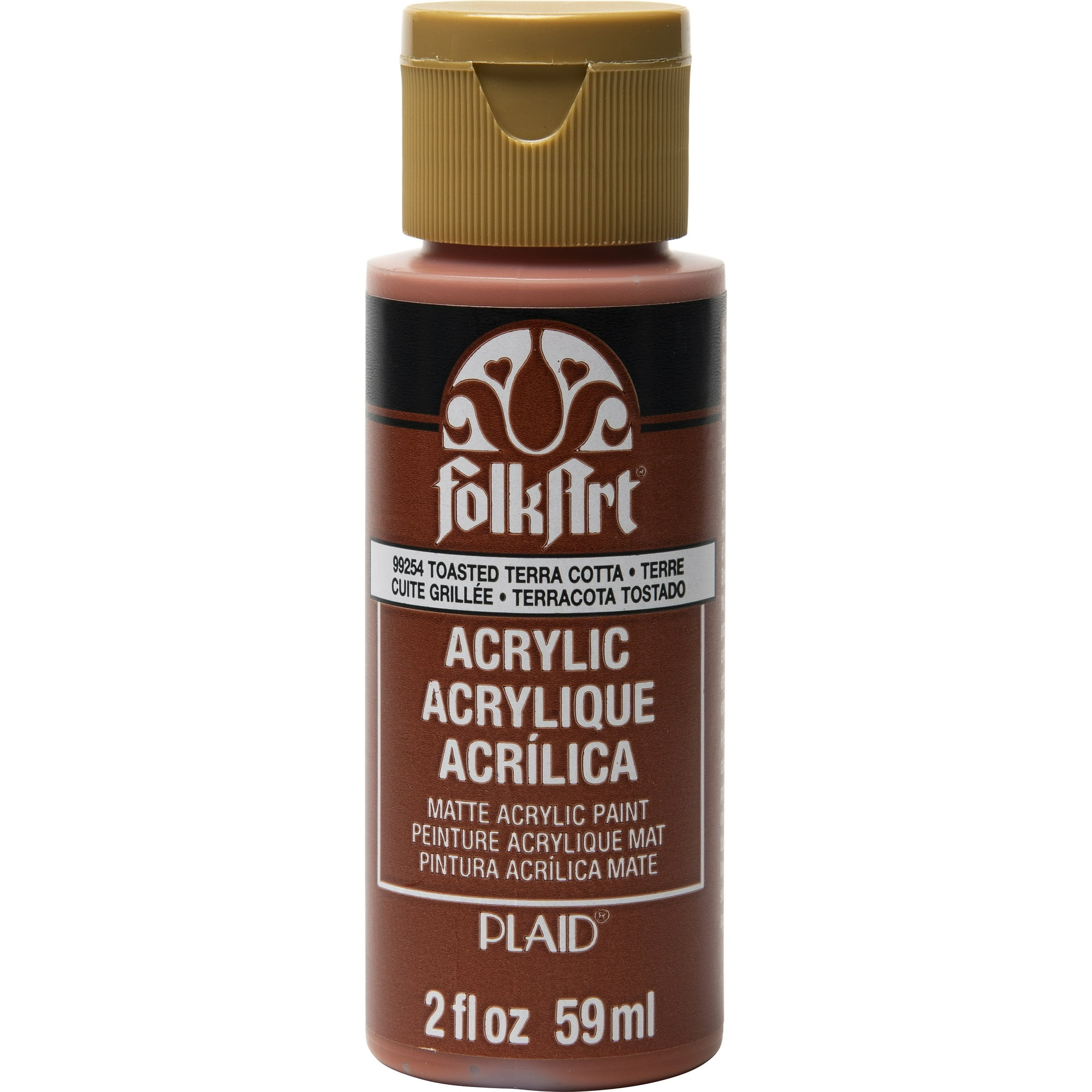 Click here for Plaid Folkart Acrylic Paint 2oz-Toasted Terra Cott... prices
