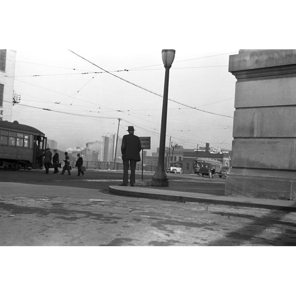 Man Standing On Corner History (24 x 18) - Walmart.ca