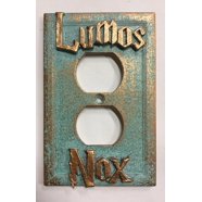 Handmade MineCraft Composite Plate Outlet Cover with 3D Design and Aged ...