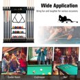 Topbuy Wall-Mounted Billiard Pool Cue Rack Pool Sticker Holder for ...