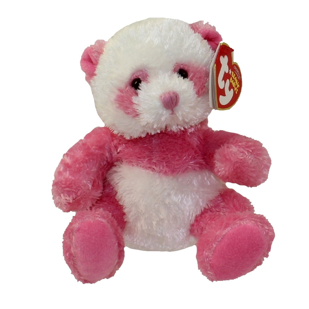 TY Beanie Baby - DAINTY the Pink Panda Bear (4.5 inch) - Walmart.com ...