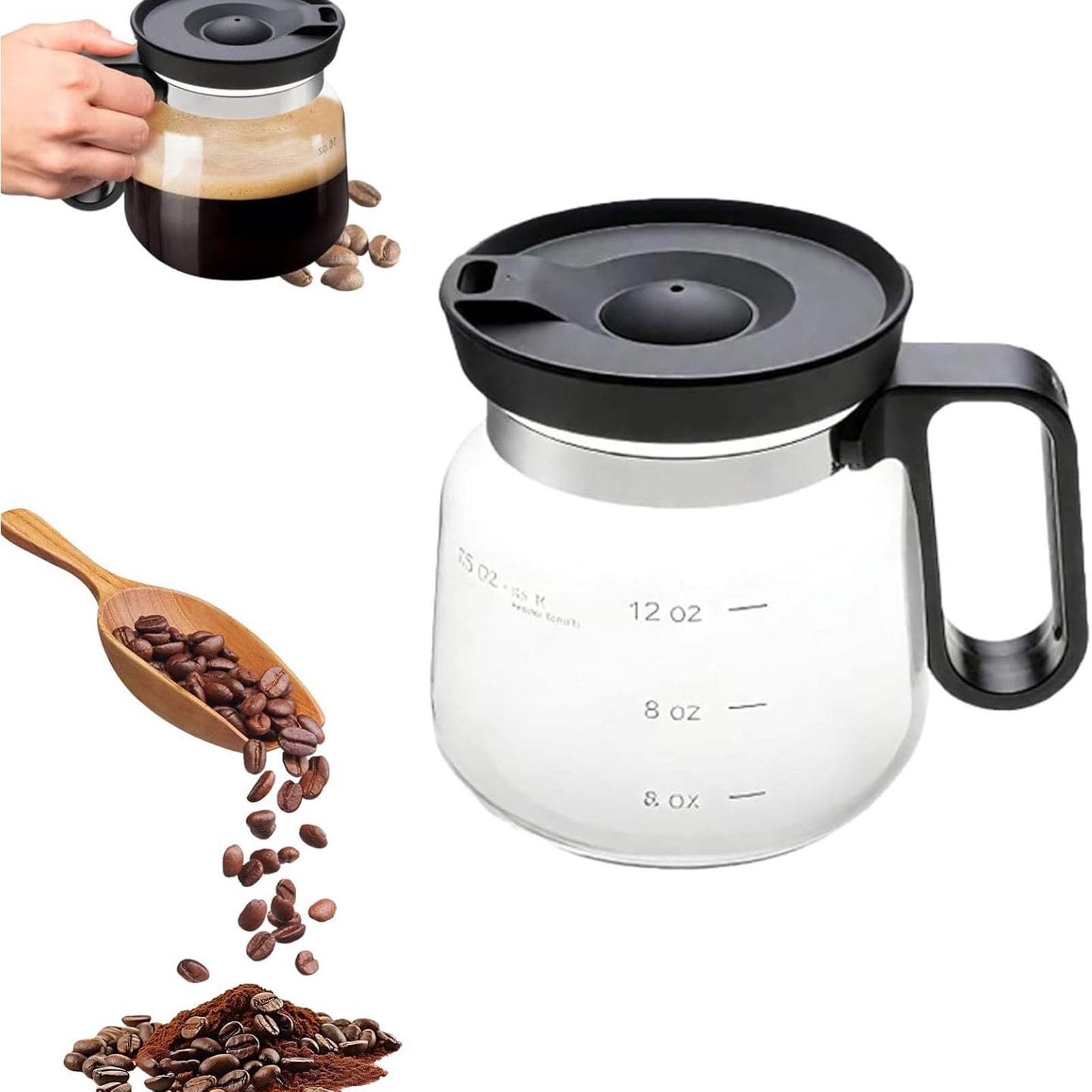 Click here for Tamizeot Glass Coffee Pot Mug Enjoy Morning Brew I... prices