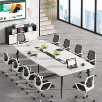 Tribesigns 8FT Executive Conference Table, 94.4L x 47.2W x 29.5H inches ...