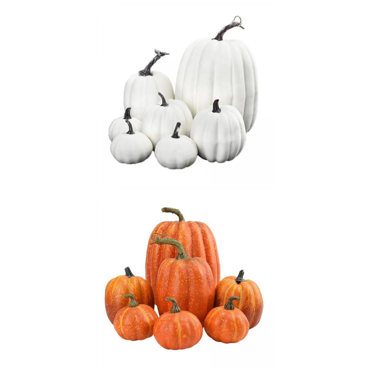 Click here for Siruishop 14pcs Faux Pumpkins Decor Halloween Seas... prices