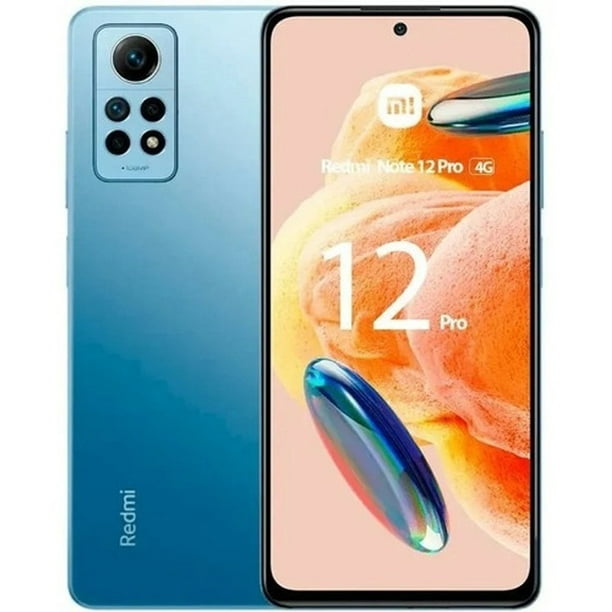 Xiaomi Redmi Note 12 Pro 4G Dual sim 128GB 6RAM Azul | Bodega Aurrera en línea