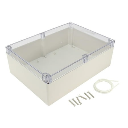 11.4"x8.3"x3.9" ABS Junction Box Universal Enclosure w PC Cover ...