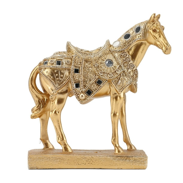 Horse Standing Statue, Easy To Clean Rearing Horse Art Figurine Luxury ...