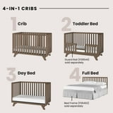 Child Craft SOHO 4-in-1 Convertible Crib, Baby Crib Converts to Day Bed ...