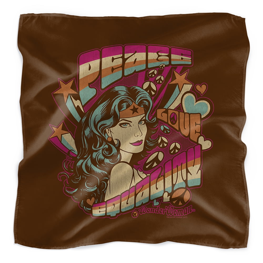 Wonder Woman Peace Bandana (21 in x 21 in) - Walmart.com
