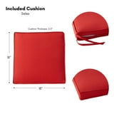 Outdoor PE Wicker Foldable Reclining Chair with Salsa Seat Cushion ...