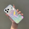 Colorful Laser Diamond Pattern Magnetic Phone Case for iPhone ...