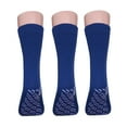 3 Pairs Royal Blue Non Skid Hospital, Yoga, Pilates, Gripper Slipper ...