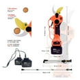 25V Cordless Pruner 40mm Electric Pruning Shear With Reach Extension Pole Electric 5Inch Chain ...