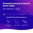 Zum Mist Room and Body Spray, Frankincense and Myrrh, 4 fl oz, 2 Pack ...