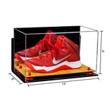 Deluxe Acrylic Large Shoe Display Case for Basketball Shoe Soccer Cleat ...