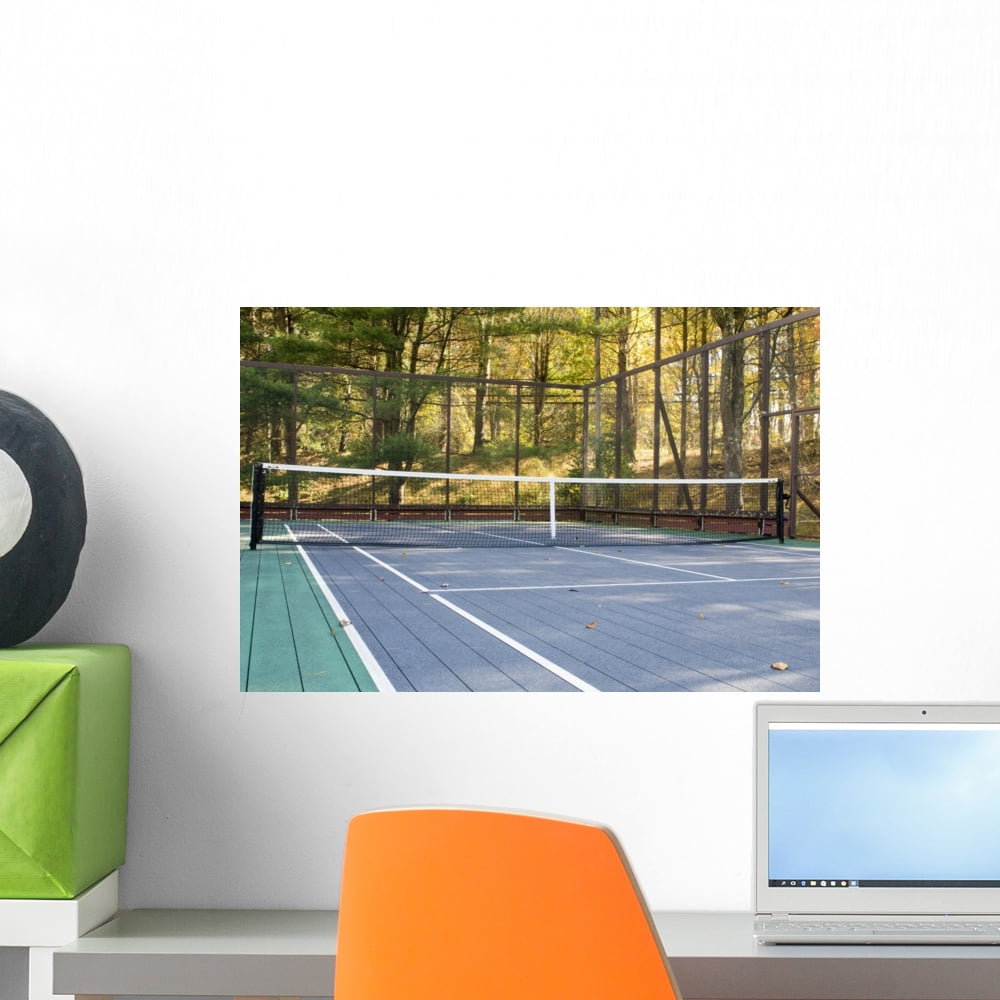 Platform Tennis Paddle Court Wall Mural by Wallmonkeys Peel and Stick ...