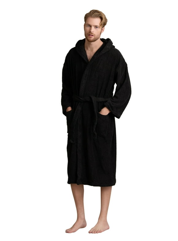 Men's Hooded Bathrobes
