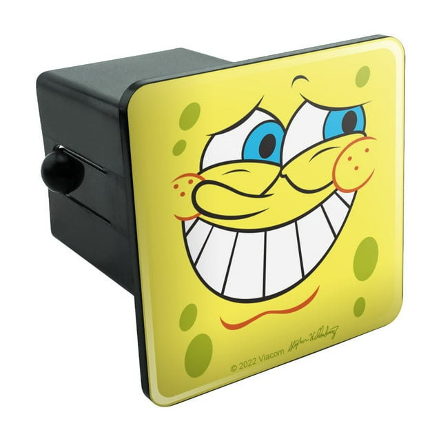 SpongeBob Guilty Face Tow Trailer Hitch Cover Plug Insert - Walmart.com