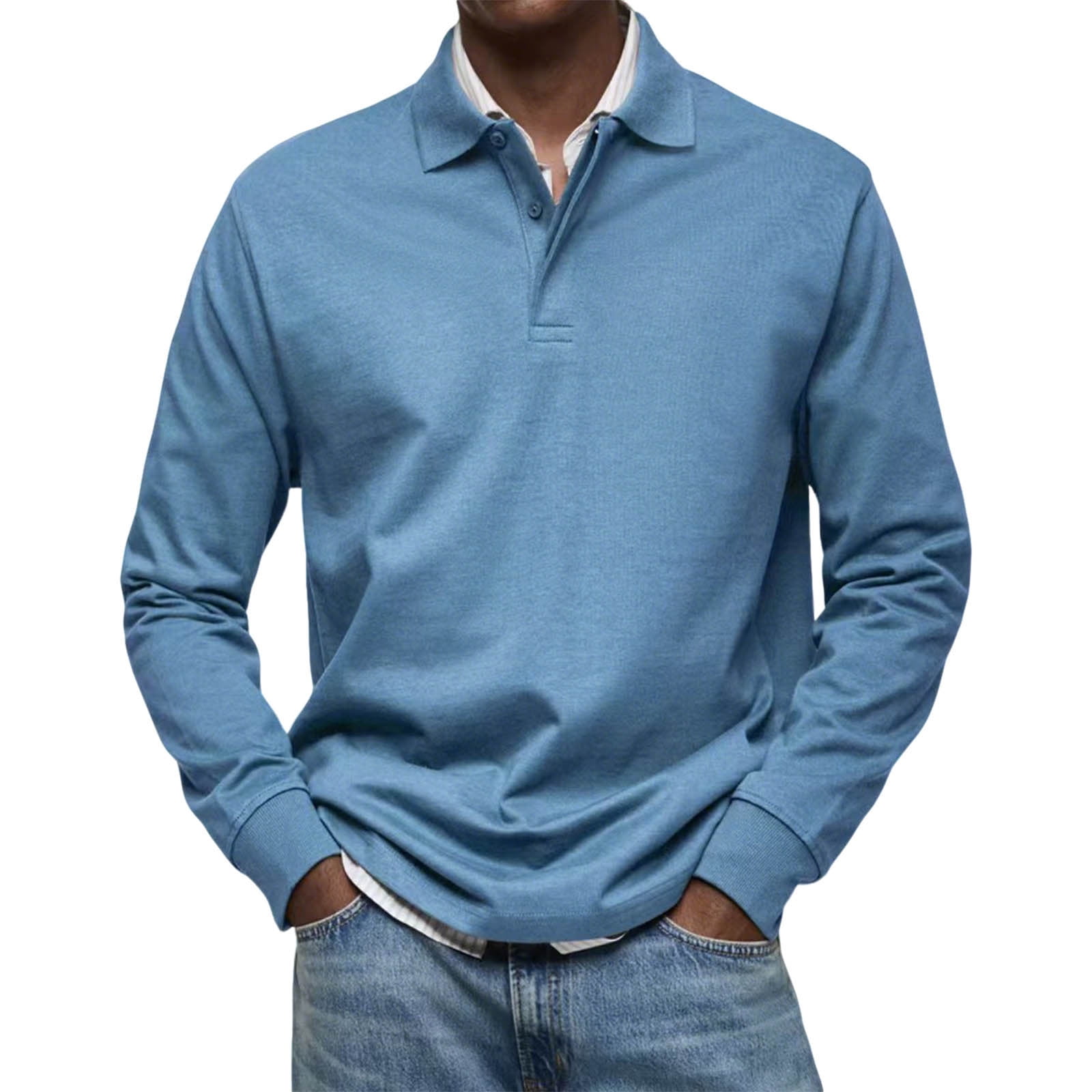 Click here for Unbranded Long Sleeve Workout Tops Men Solid Color... prices