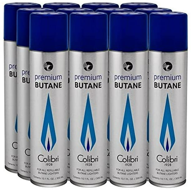 Colibri Premium Butane Refill Fuel Large 12 Gas Cans 300 Ml - Butane ...