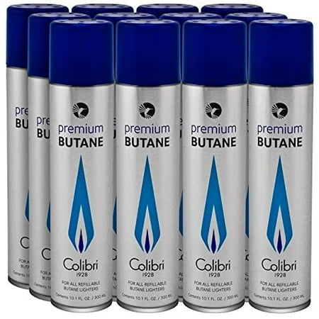 Colibri Premium Butane Refill Fuel Large 12 Gas Cans 300 Ml - Butane ...