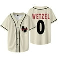 Koe Wetzel 0 Jersey 9 Lives Album Tour Merch Baseball Jacket Women Men ...