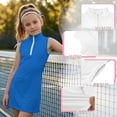 Bobifish Big Girls Tank Dresses High Neck Half Zip Sleeveless Stretchy ...
