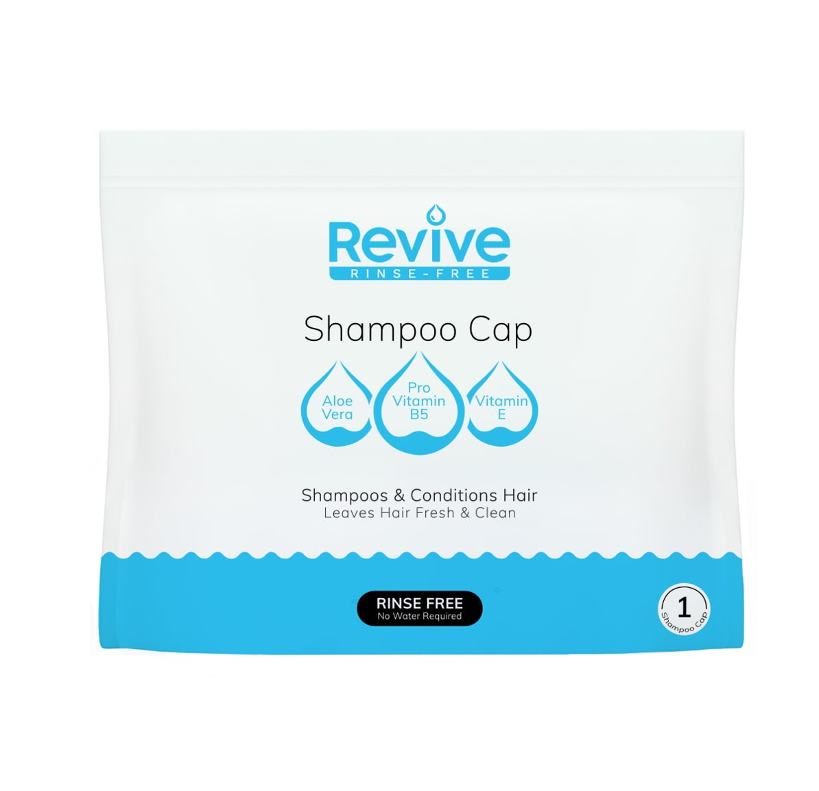 New Road Health Supply - Rinse Free Shampoo Cap, Shampoo and Condition ...