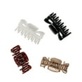 Goody Medium Claw Hair Clips Assorted Neutral Colors 4 Ct - Walmart.com