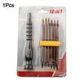 12 in Magnetic Screwdriver Set with Multiple Bits for Torx Y Type U ...