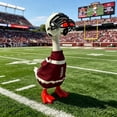 Porch Goose Outfits Football Cap Set 7-Inch Desk Geese Clothing ...