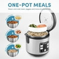 Housewares Select Stainless Digital Rice & Grain Multicooker, Cooker 4 ...