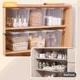 7.8 QT 6 Pack Small Storage Bins Plastic Storage Container Stackable ...