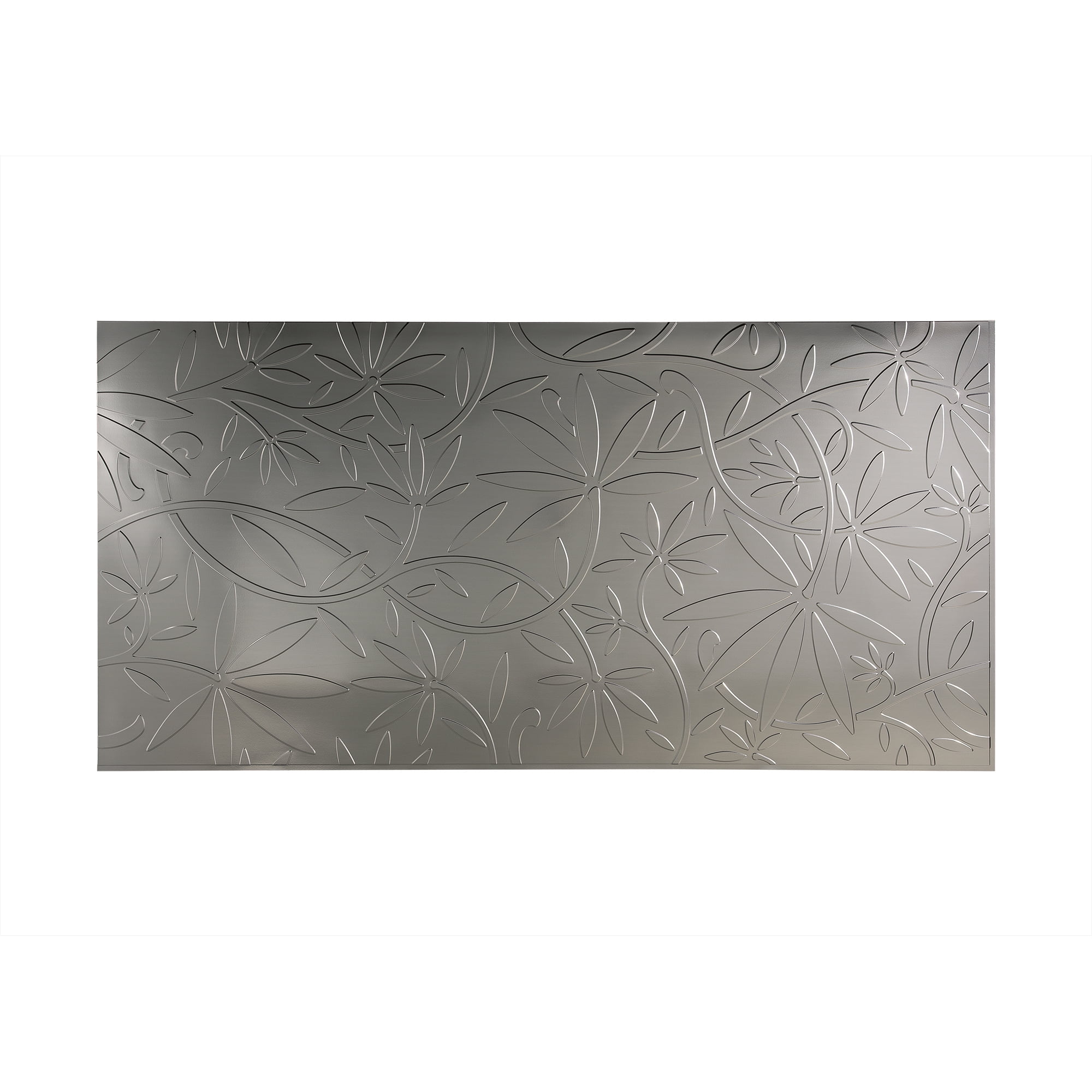 Fasade - Audrey Brushed Nickel Decorative Wall Panel - Fast and Easy ...