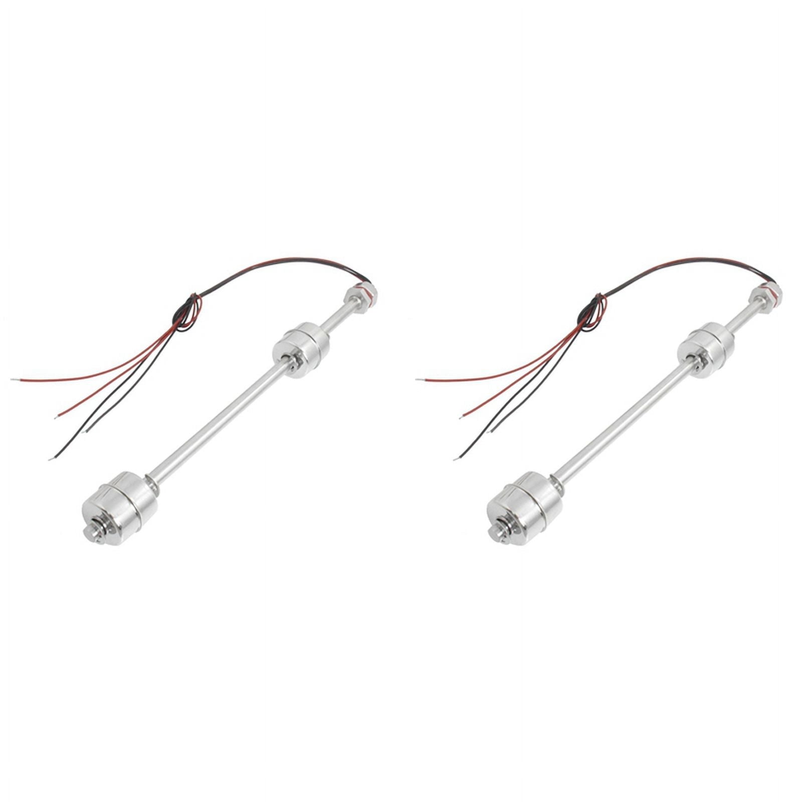 2X Water Level Sensor Dual Balls Stainless Steel Float Switch 265Mm ...